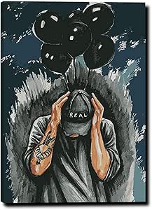 Amazon.com: NF rapper nf Nf Canvas Wall Art Poster Decor for Living ...