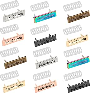 Amazon.com : Framendino, 12 Pack Rectangle Handmade Metal Labels with ...