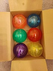 Amazon.com: 4" Big Assorted Colors Light up Bouncy Balls with Flashing ...