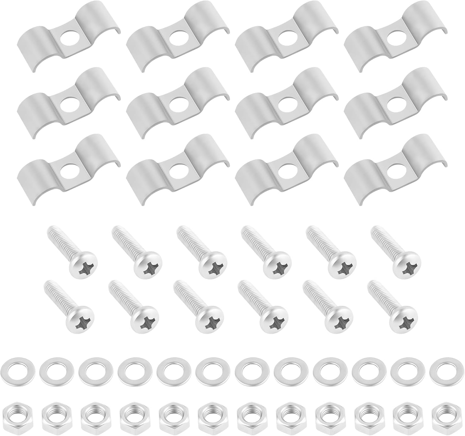 Amazon.com: 12PCS 3/8" Brake Fuel Line Clamps for Double Line,Fuel Line ...