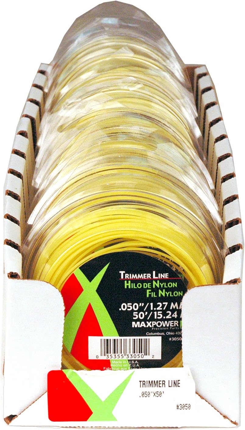 Amazon.com : Rotary 9594 Round Trimmer Line .155" x 21" High Wheel ...