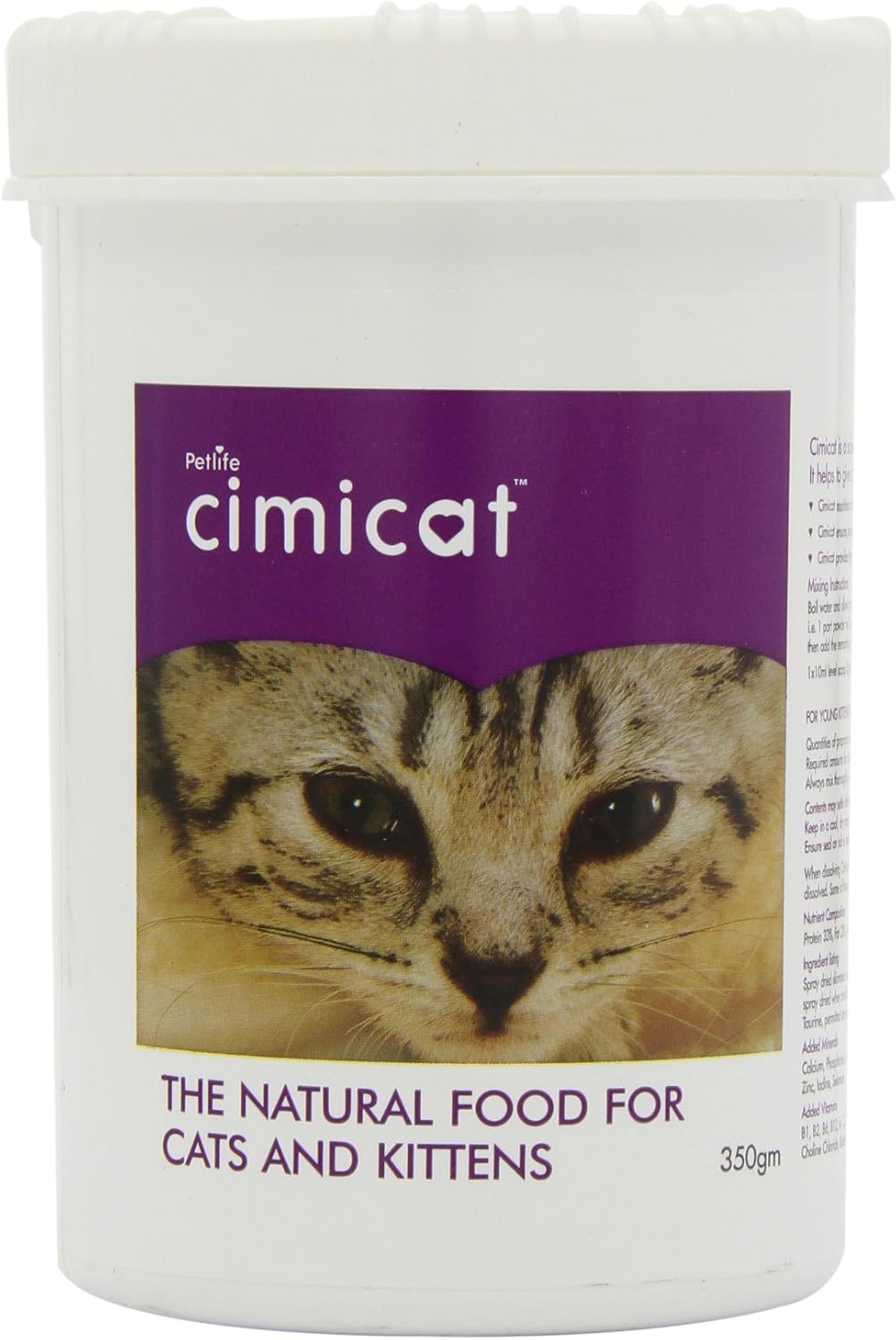 Petlife Cimicat Milk Replacer and Nutritional Supplement for Cat, All ...