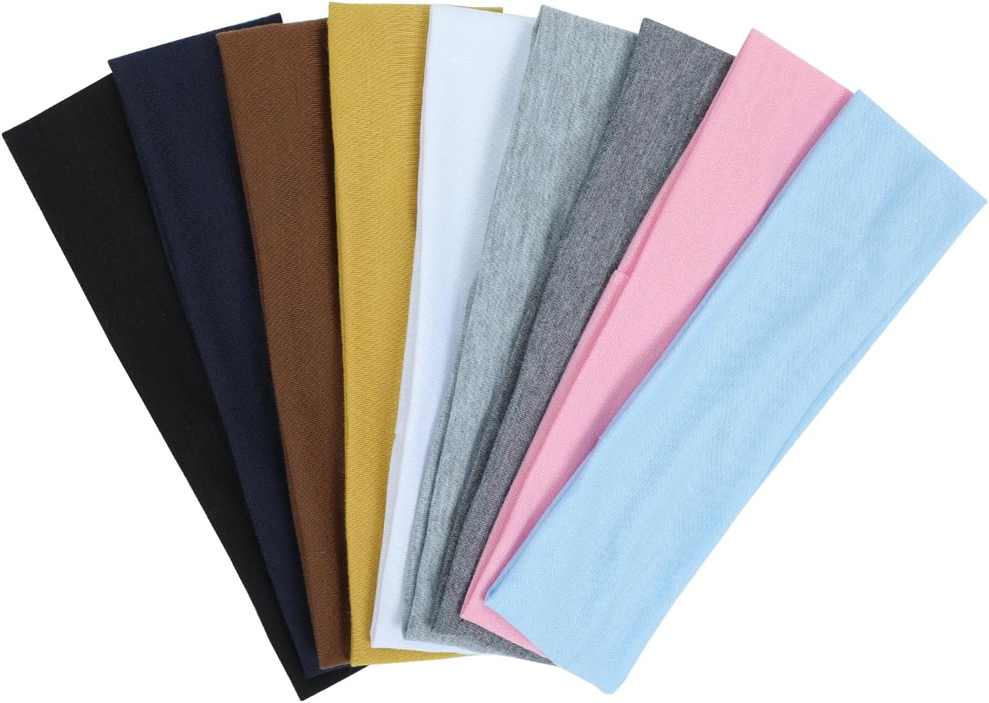 Amazon.com : TERSE Hair Bands for Women's Hair Thin Cloth Headbands for ...