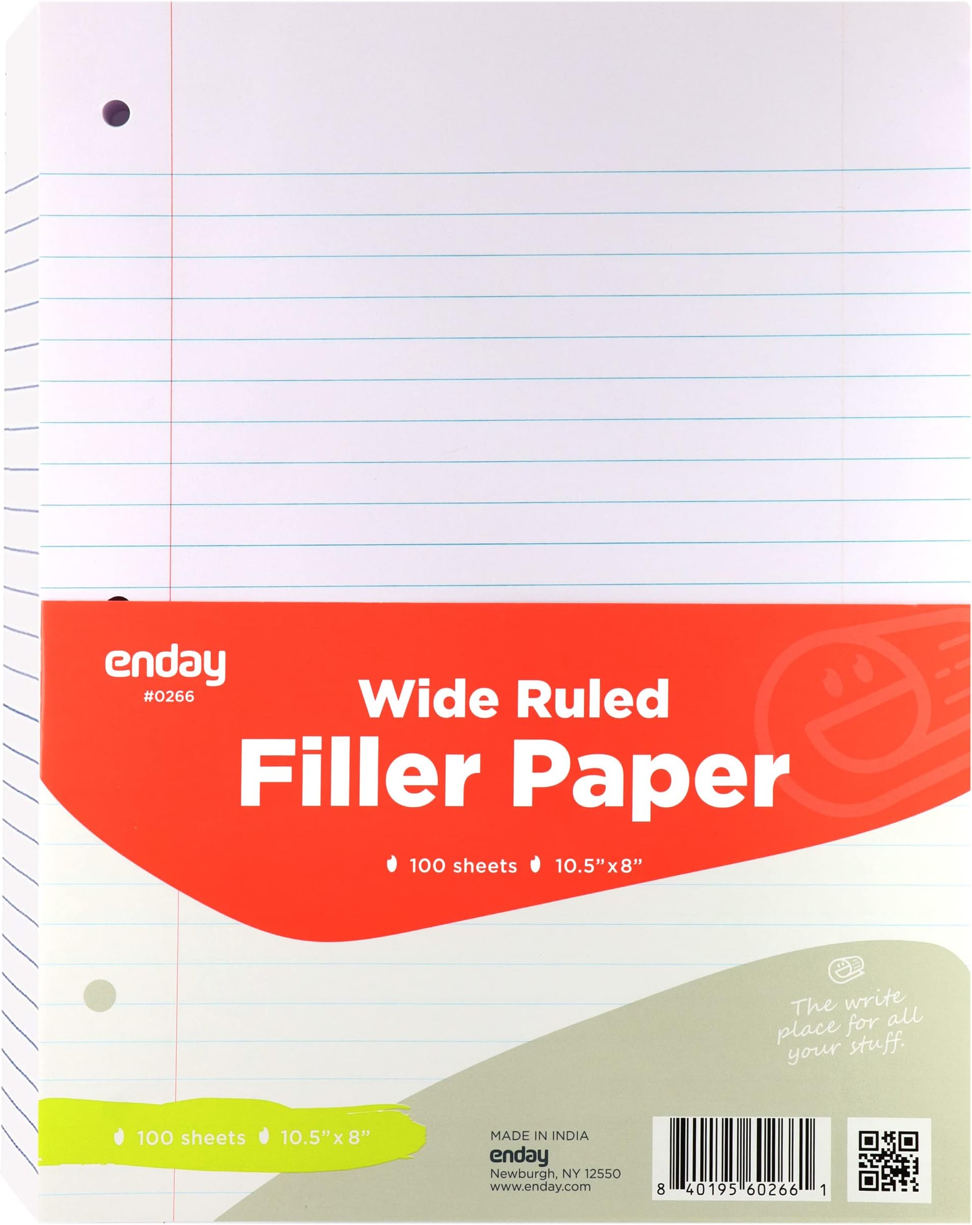 Amazon.com : Mead Loose Leaf Paper, Notebook Paper, Wide Ruled Filler ...