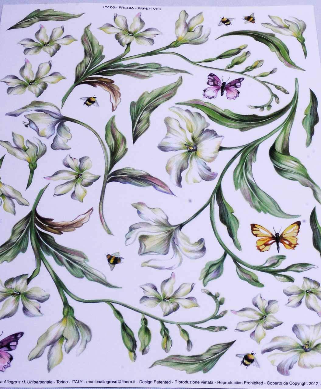 Monica Allegro SOSPESO TRANSPARENTE - Fresia - Paper Veil - PV 06 ...