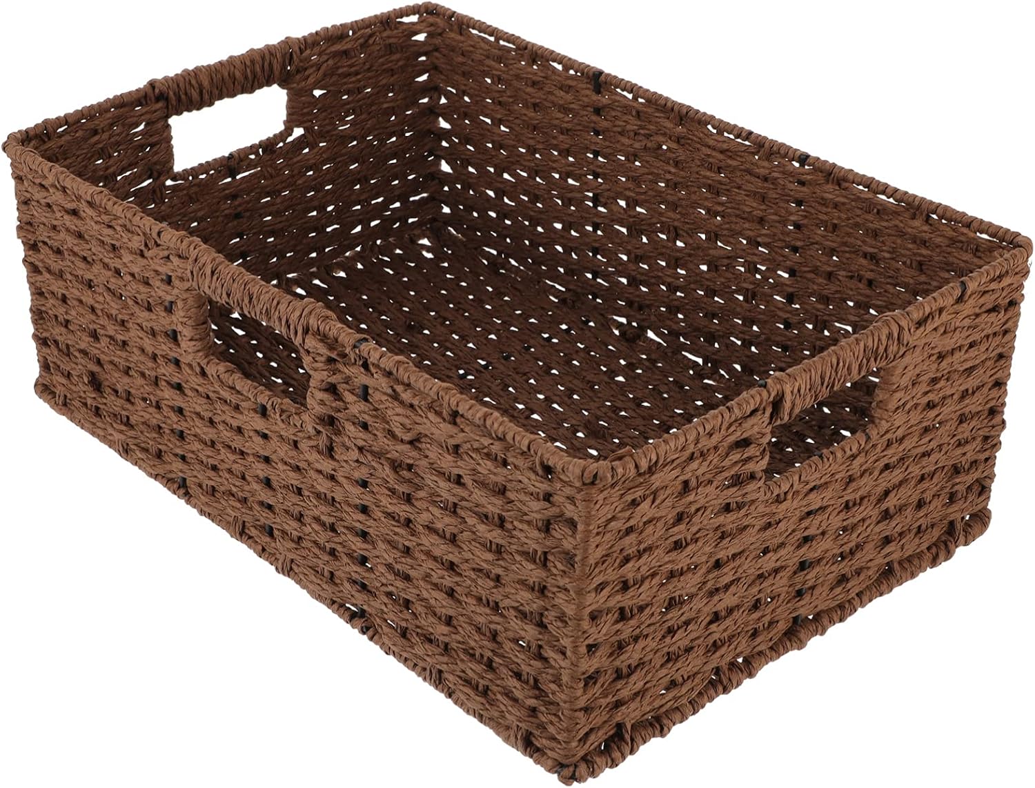 Amazon.com: Woven Storage Basket with Handle Rattan Fruit Baskets ...