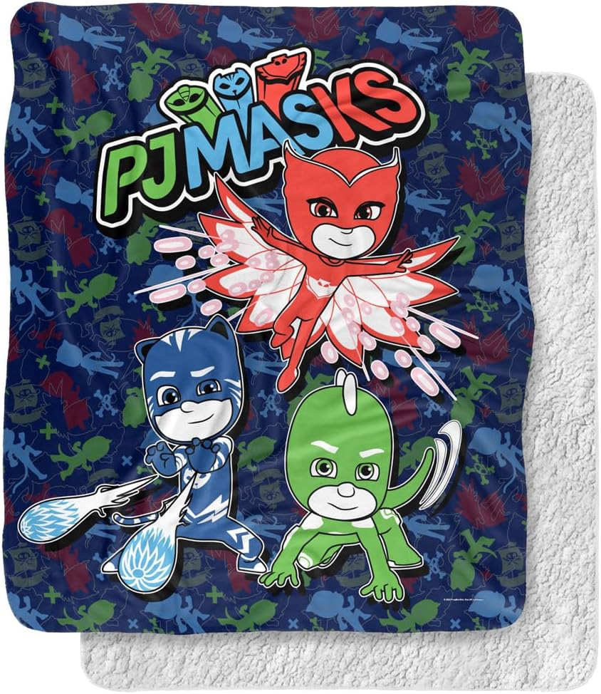 Amazon.com: PJ Masks Blanket, 50"x60" PJ Group Attack Silky Touch ...