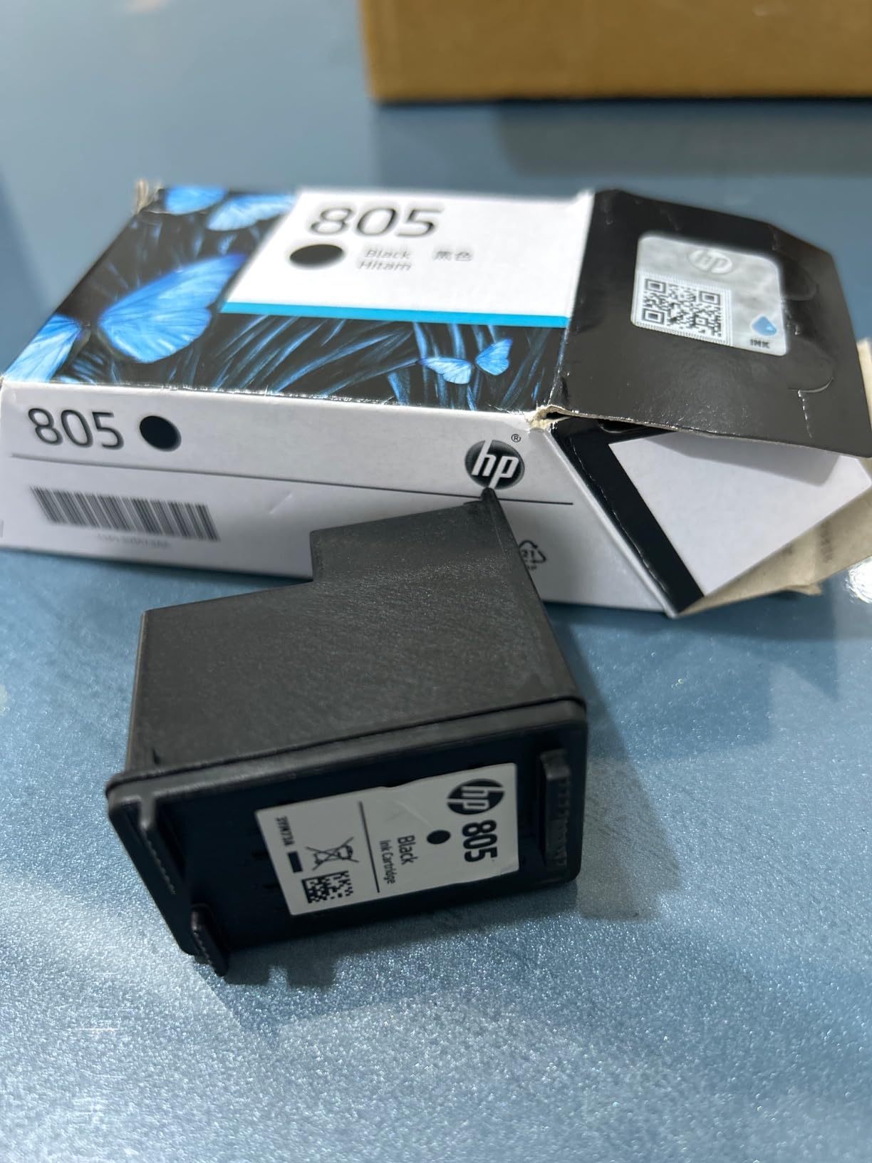 HP 805 Tri-Color Original Ink Cartridge : Amazon.in: Computers ...