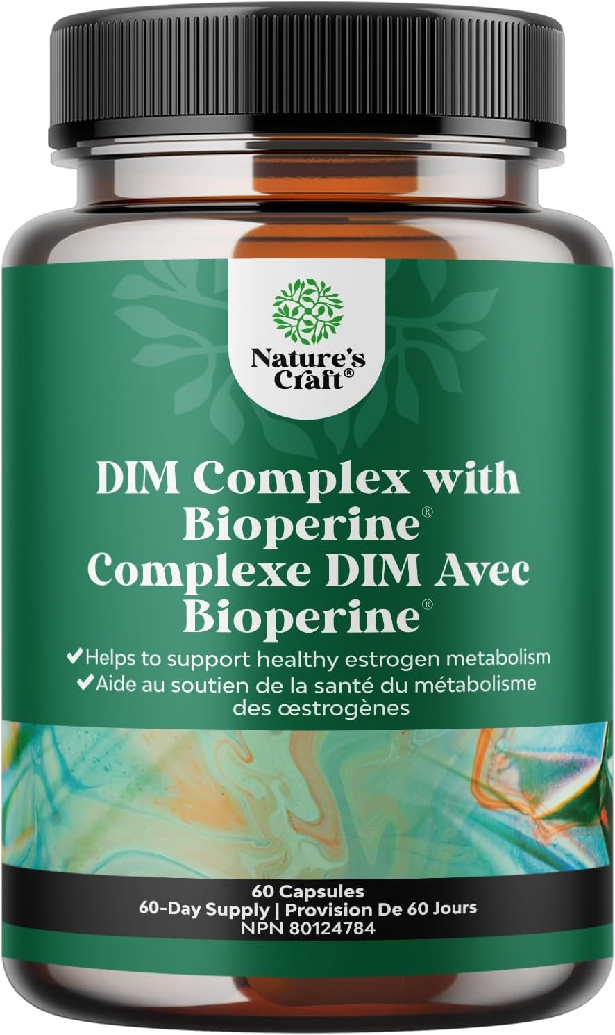 DIM Supplement for Women – 60 Capsules – Estrogen & Menopause Support ...