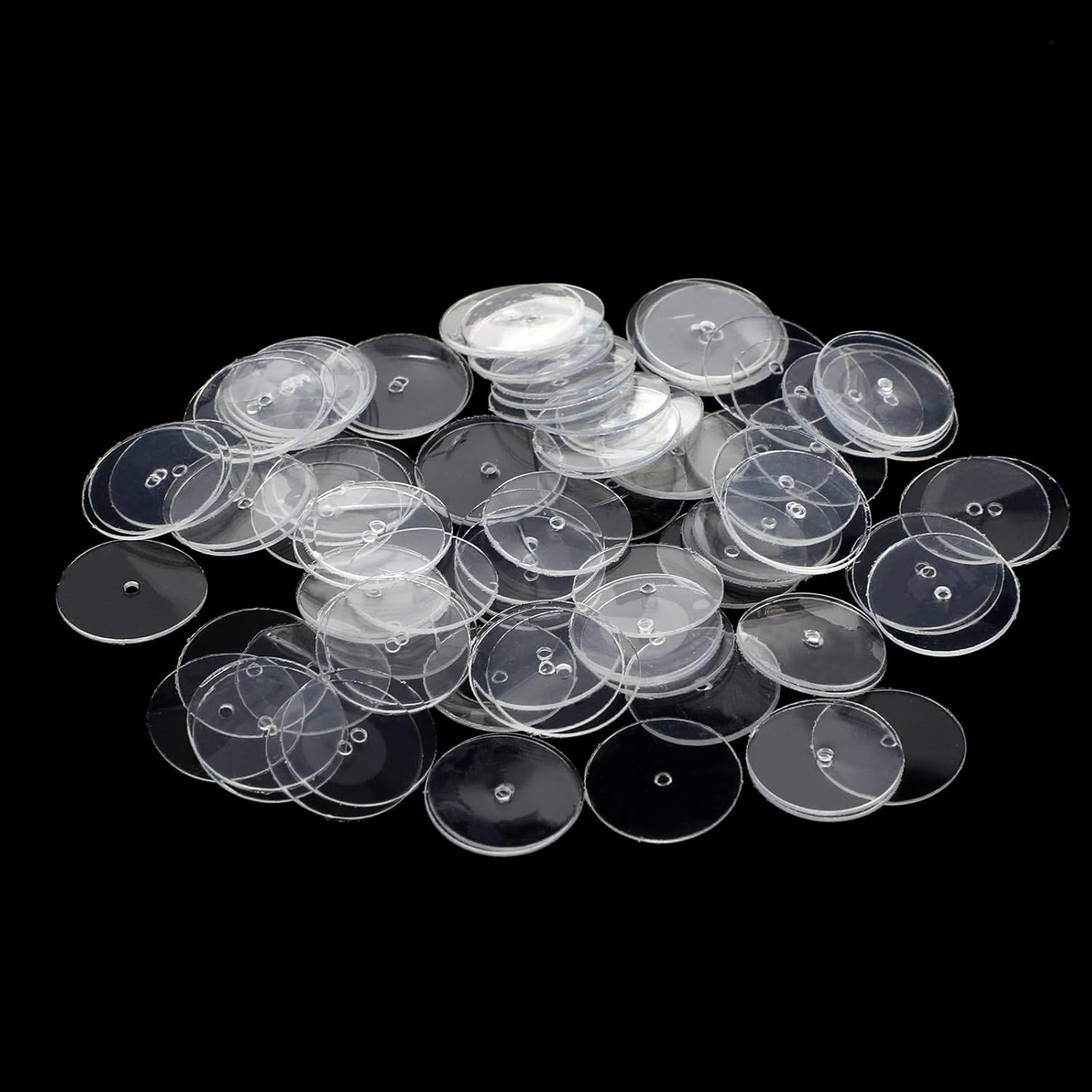 Amazon.com: 100 Pcs Clear Disc Pads to Stabilize Earrings Earlobe ...
