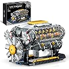 Amazon.com: Mini V8 Engine Kits That Runs - V8 Engine Model Kits ...