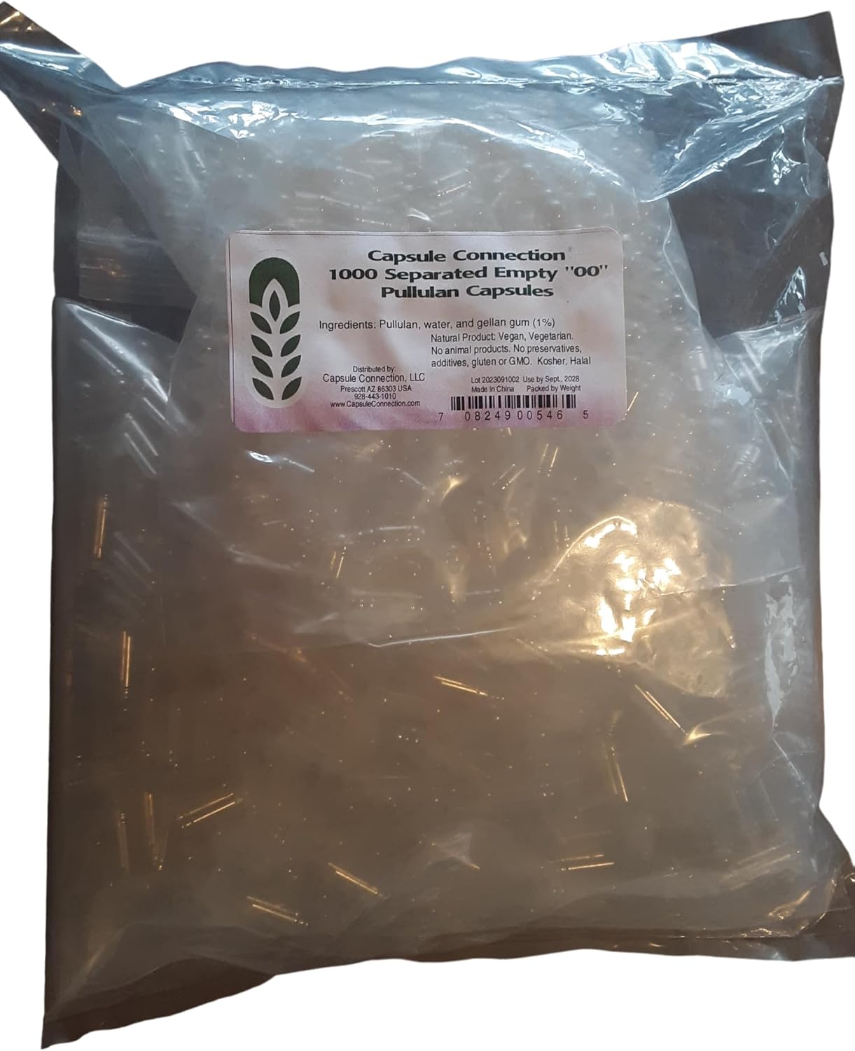 Capsule Connection Separated Empty Pullulan Capsules, 00" Size, Vegan ...