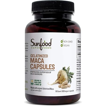 Amazon.com: Navitas Organics Maca Gelatinized Powder, 16 oz. Bag, 90 ...