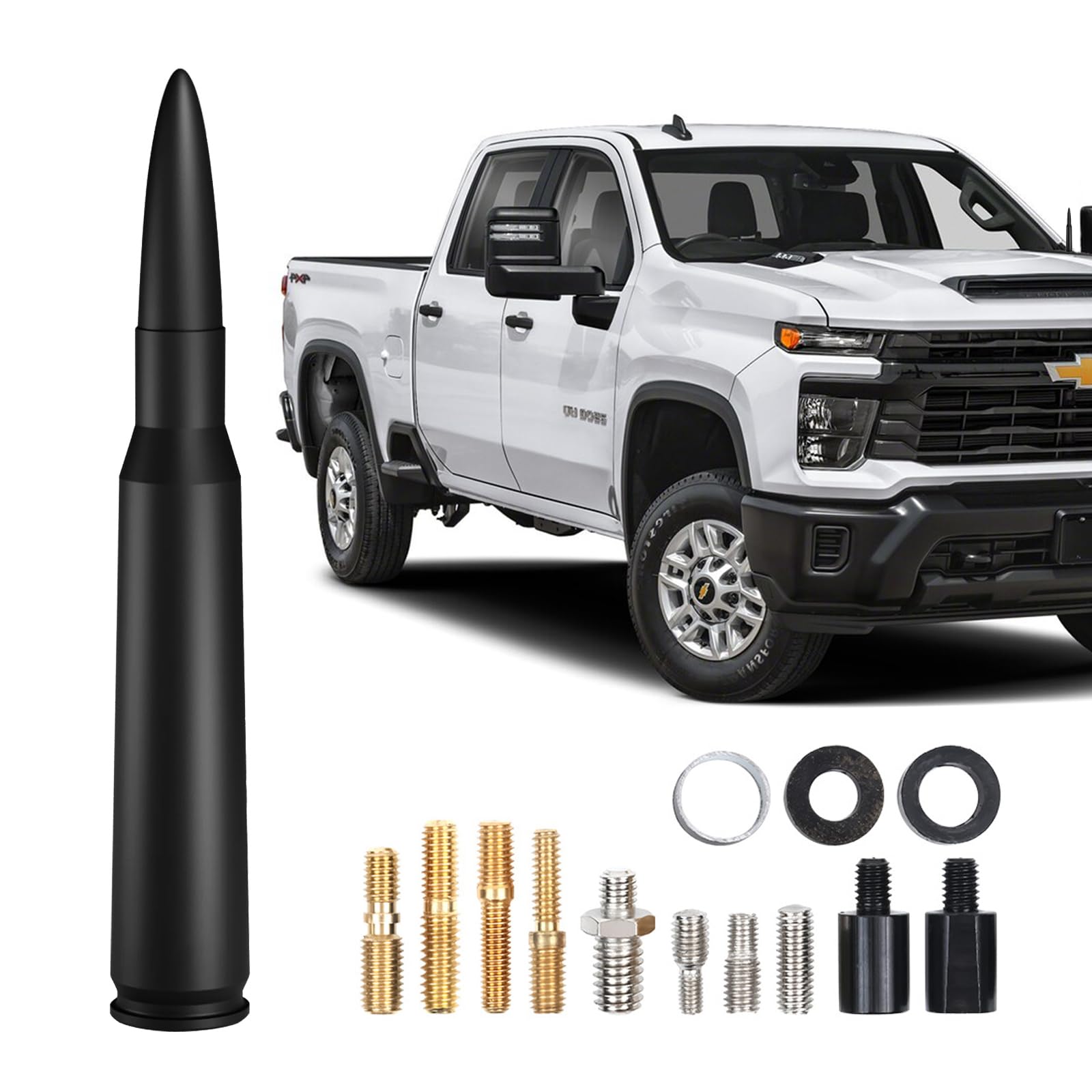 Snapklik.com : 5.3inch Car Short Antenna Fit For Chevy Silverado & GMC ...