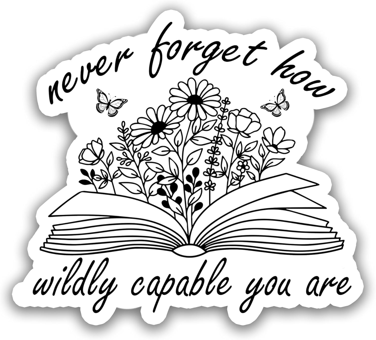 Amazon.com: STICKMEHOLIC (3pcs) Never Forget How Wildly Capable You are ...