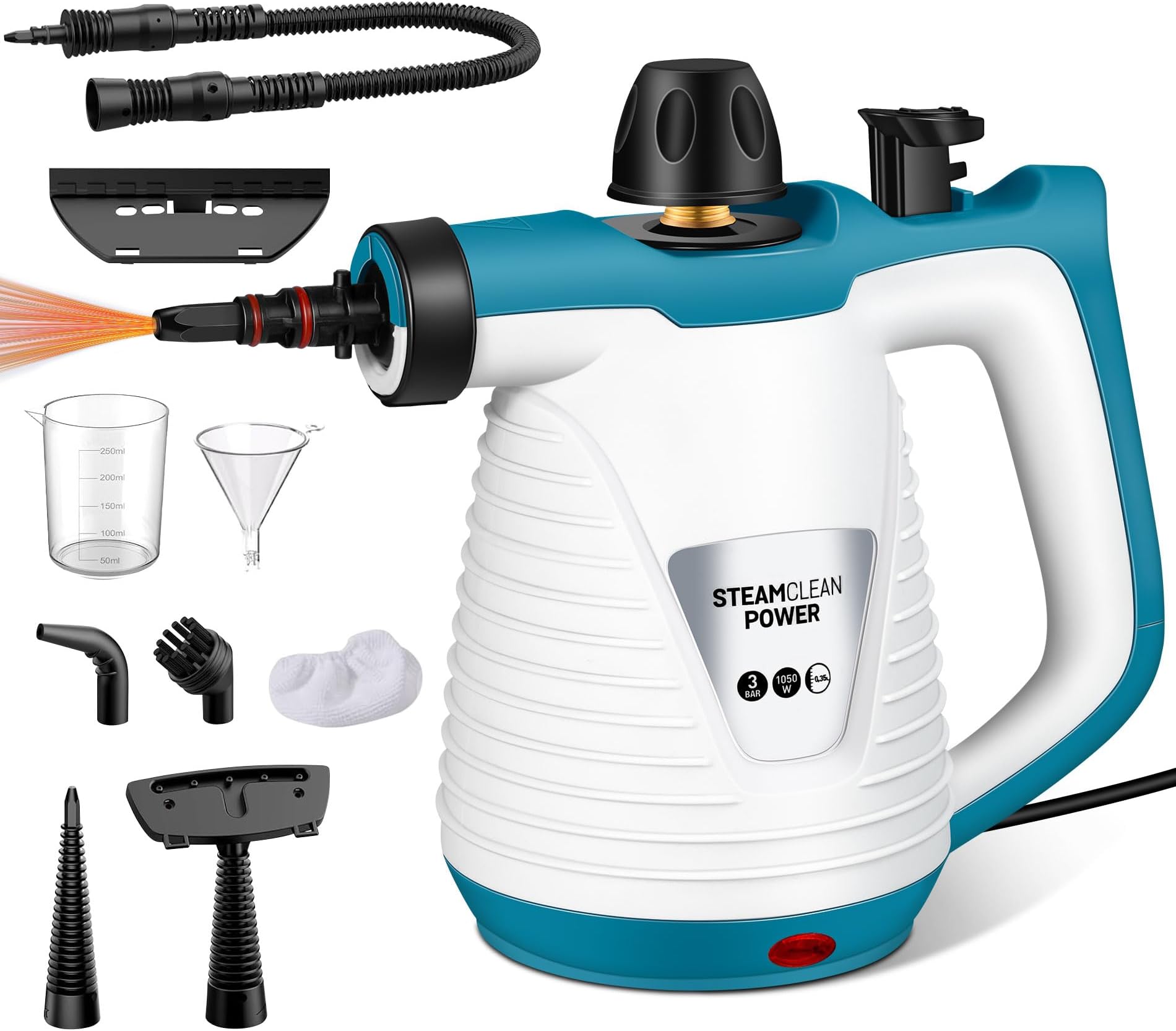 Amazon.com - HEYNEMO Handheld Steam Cleaner for Home Use, 12 Pcs ...