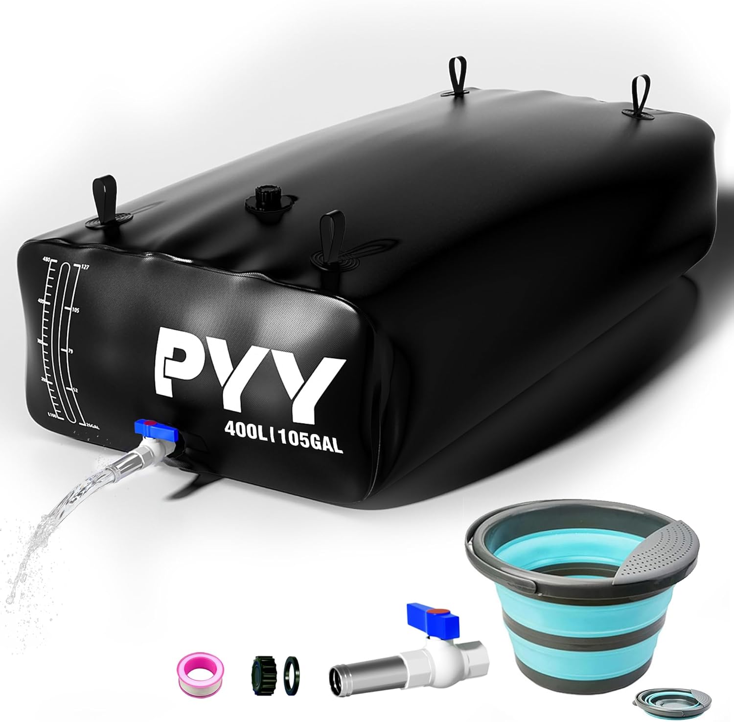 Amazon.com: PYY Portable Water Bladder 105 Gallon for Truck Bed,Carrier ...