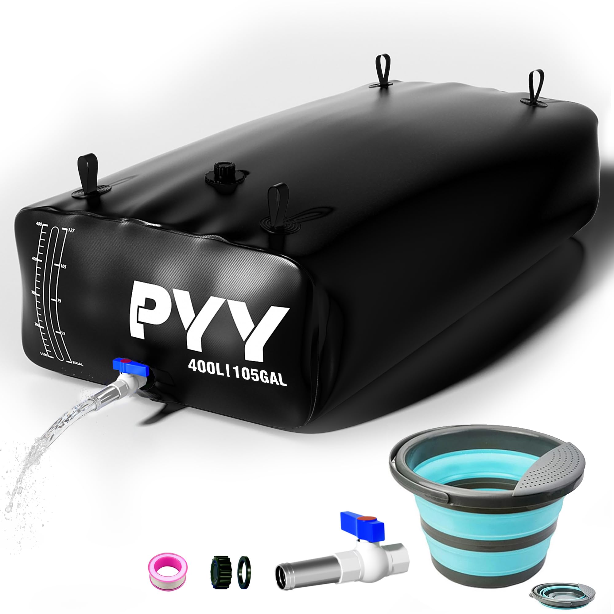 Snapklik.com : PYY Portable 105 Gallon Water Bladder - Truck Bed ...