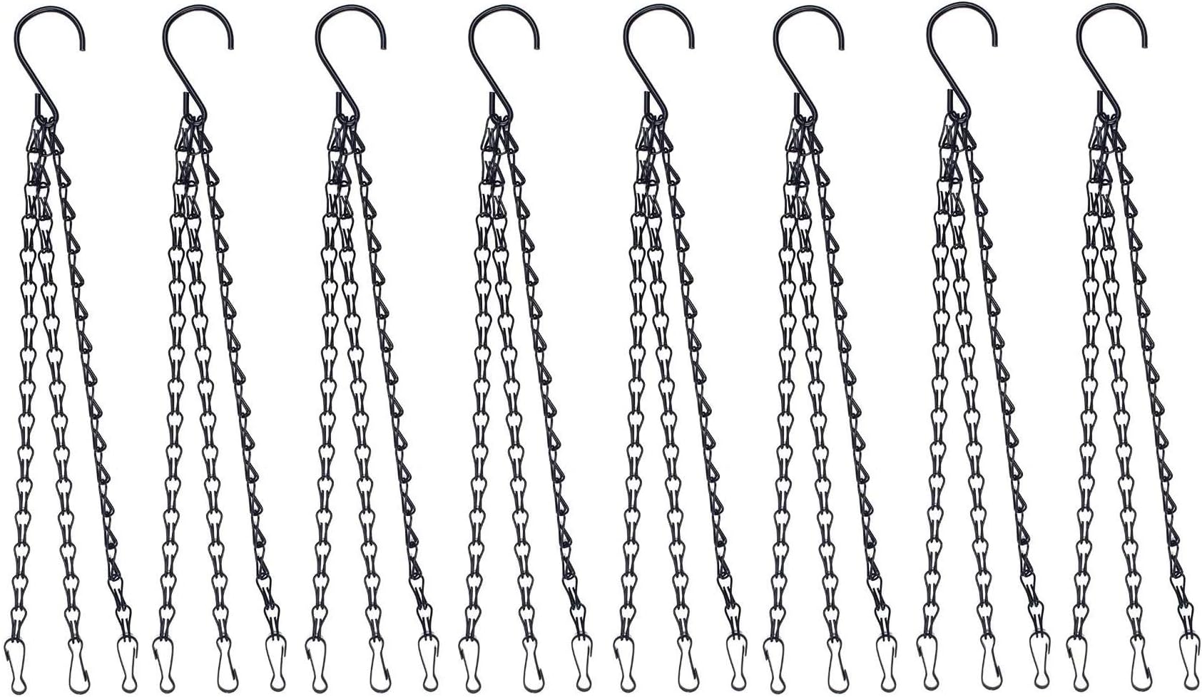 3 Pack Hanging Chain with Hooks, Flower Pot Chains for Hanging Plants ...