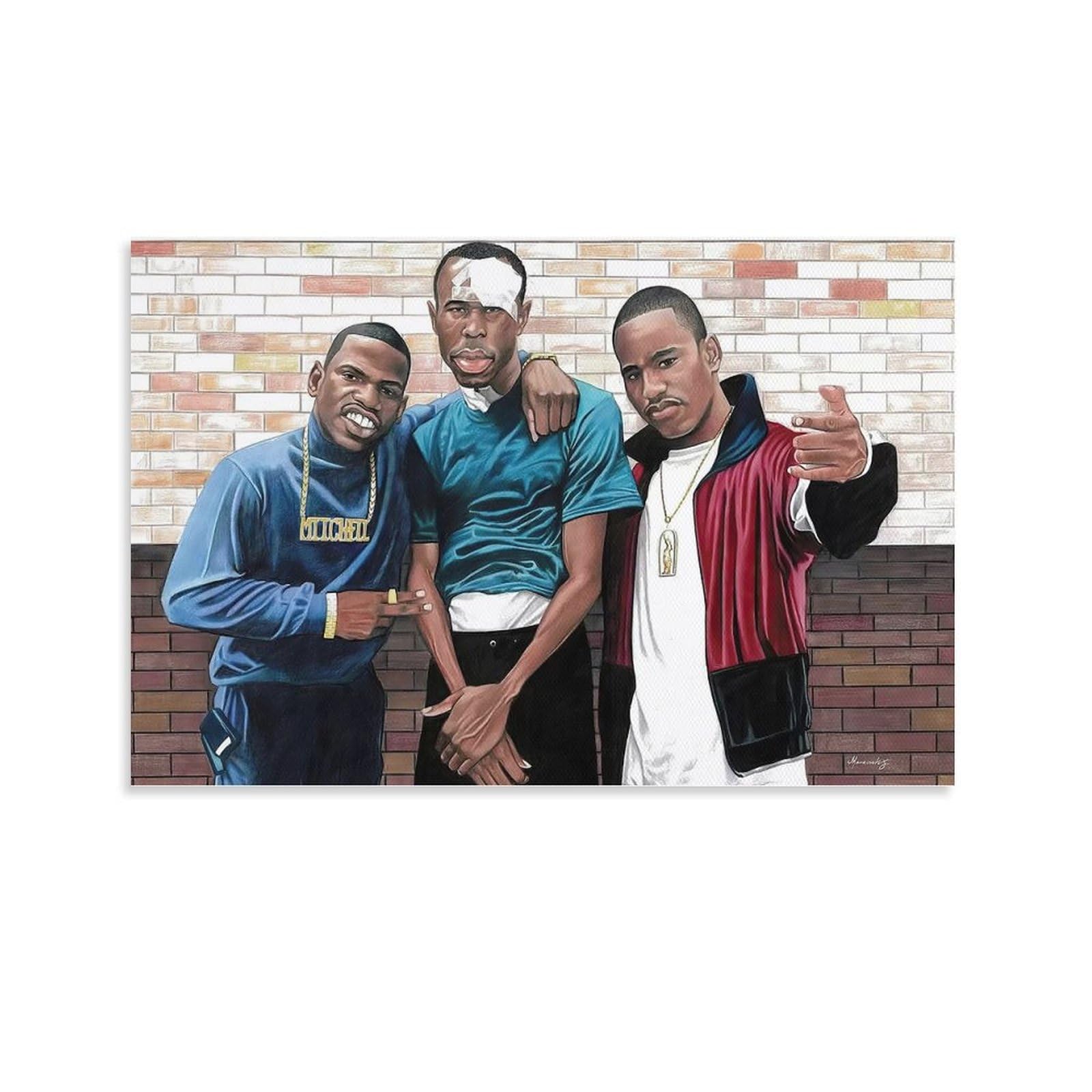 Amazon.com: Movie Posters Paid In Full Anime Art Posters Canvas Wall ...