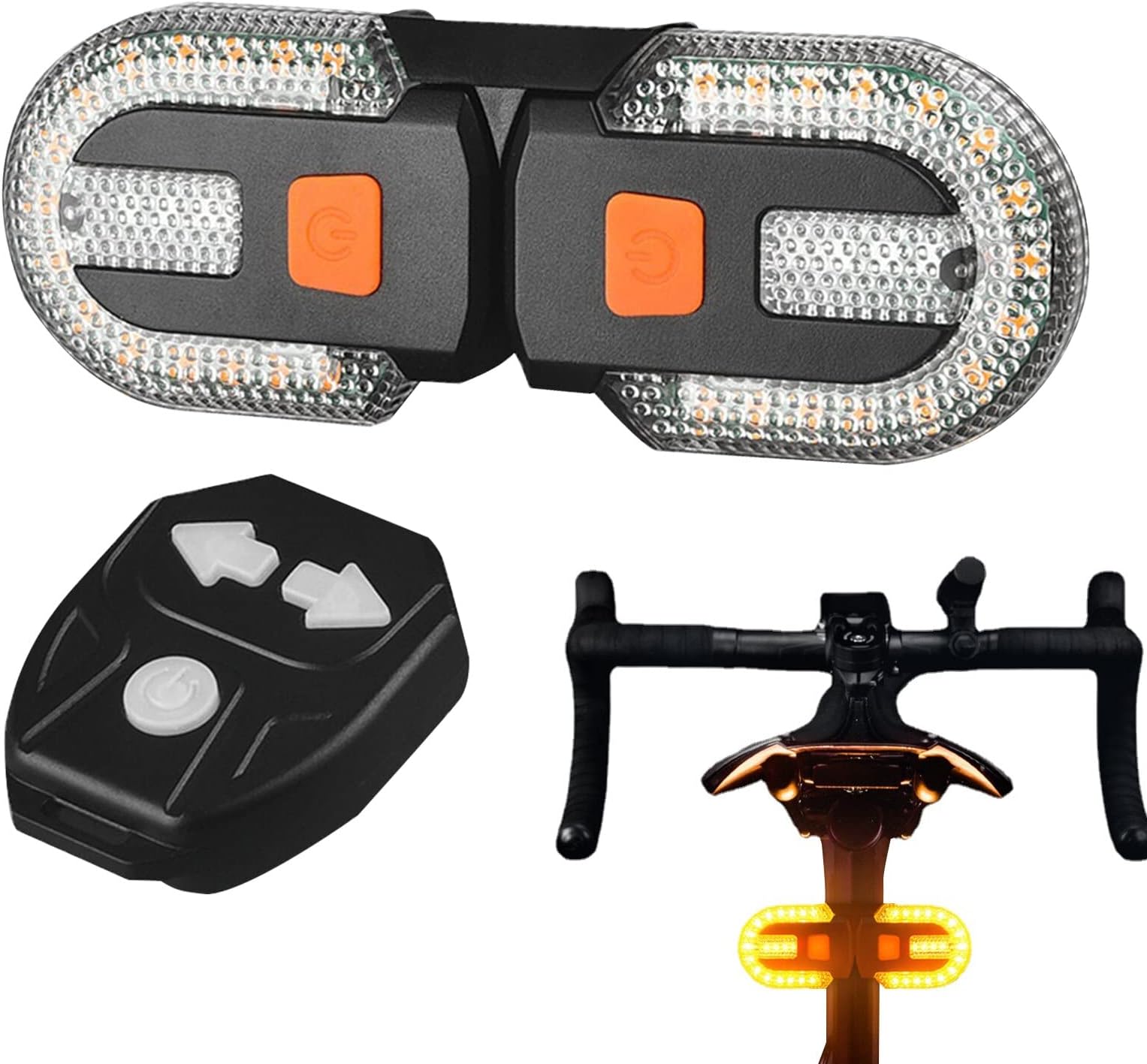 Buy Linist Bicycle Turn Signals,Bright Bicycle Bicycle Indicator Rear ...