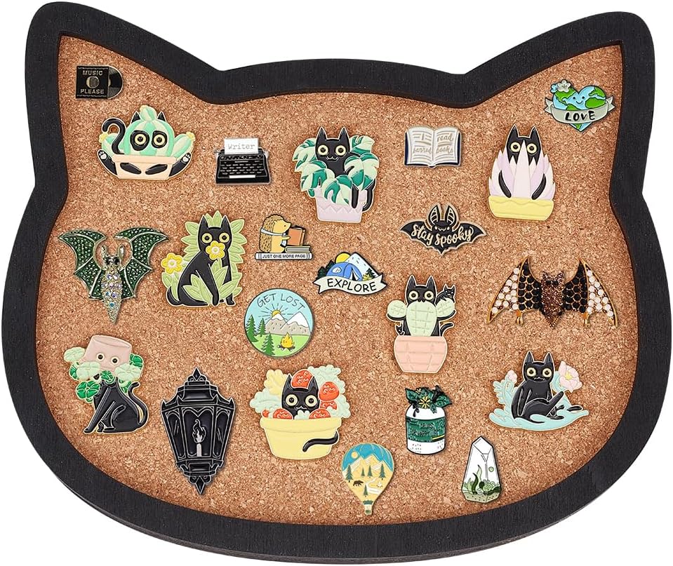 Amazon.com : BENECREAT Square Pin Board Cork Board Wall Mounted Cork ...