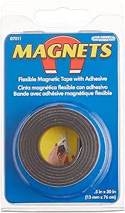 Master Magnetics The Magnet Source Magnet Tape 1/2" 30in : Buy Online ...