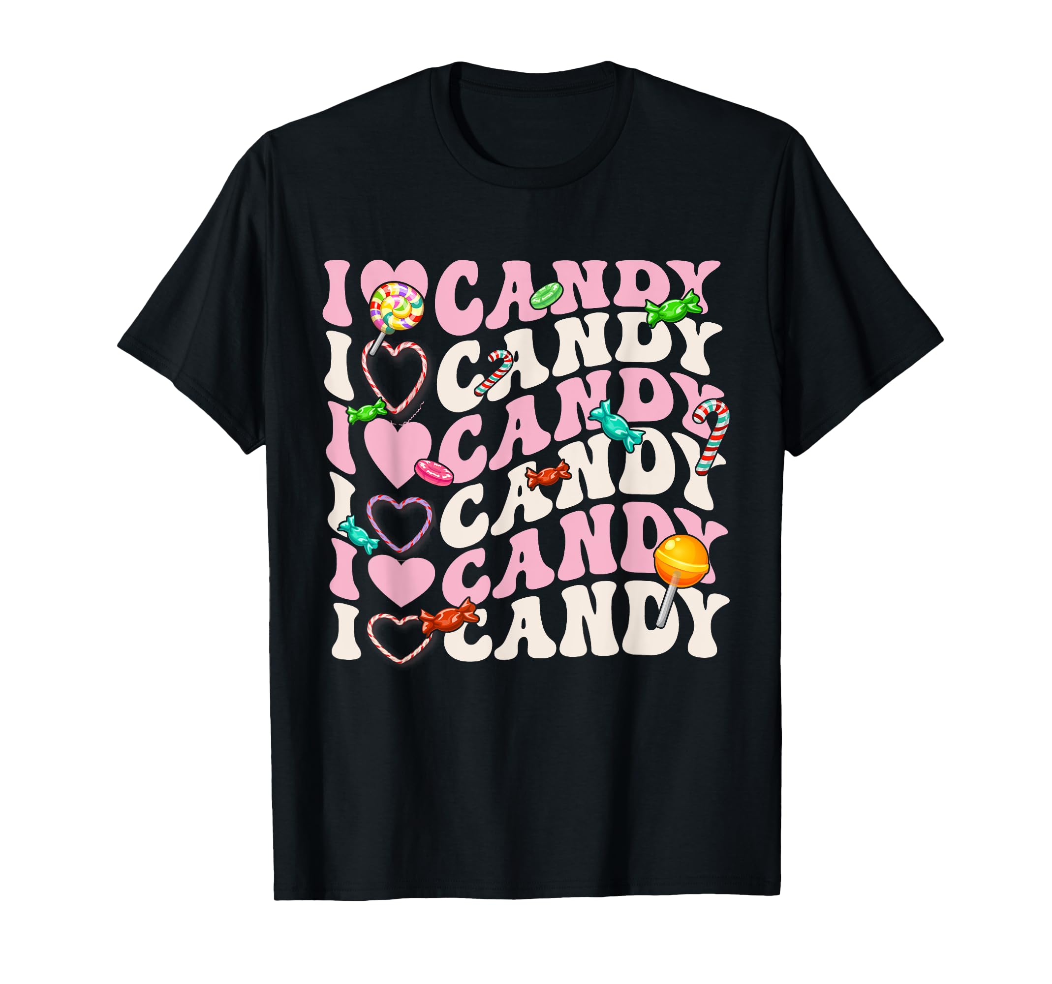 Amazon.com: I Love Candy Halloween Party Cute Trick or Treat Candyland ...
