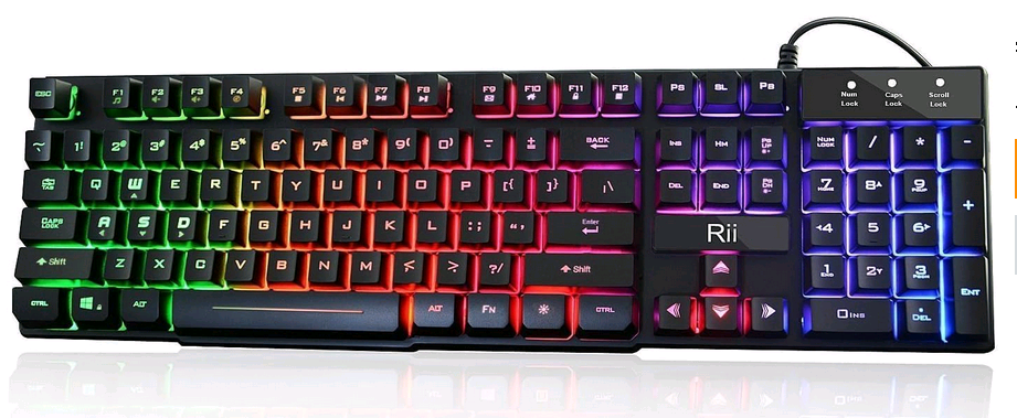 Watch Rii RK100 Multimedia PC Gaming Keyboard.Office Keyboard on Amazon ...