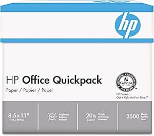 Amazon.com : HP - Office Quickpack Paper, 20lb, 92 Bright, 8-1/2 x 11 ...