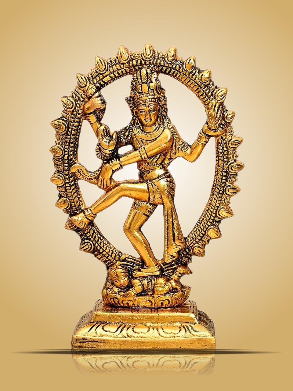Amazon.com: SMIZZY ; (RE)TOUCHING LIVES Metal Plated Lord Shiva Dancing ...