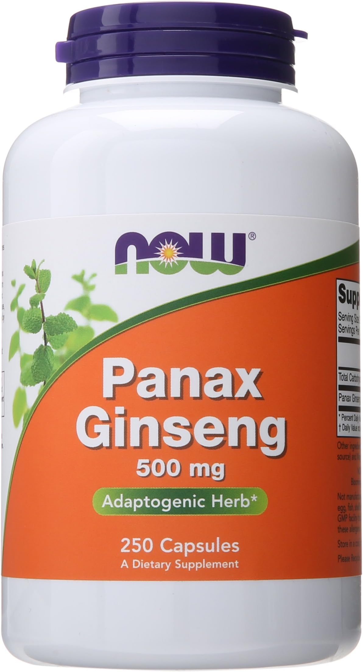 Amazon.com: NOW Supplements, Panax Ginseng (Root) 500 mg, Adaptogenic ...