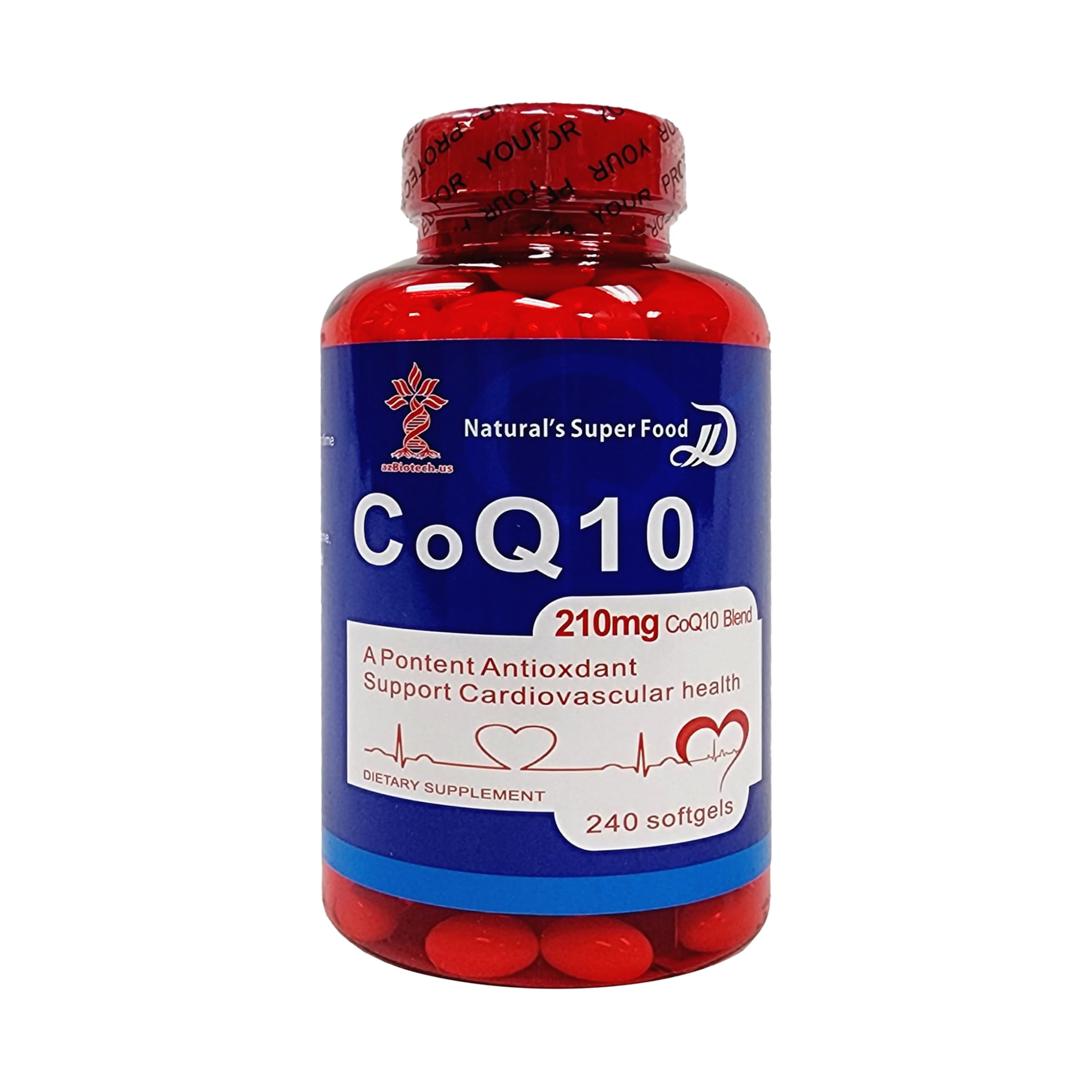 Amazon.com: Qunol CoQ10 210mg Softgels, Qunol Ultra CoQ10 210mg ...