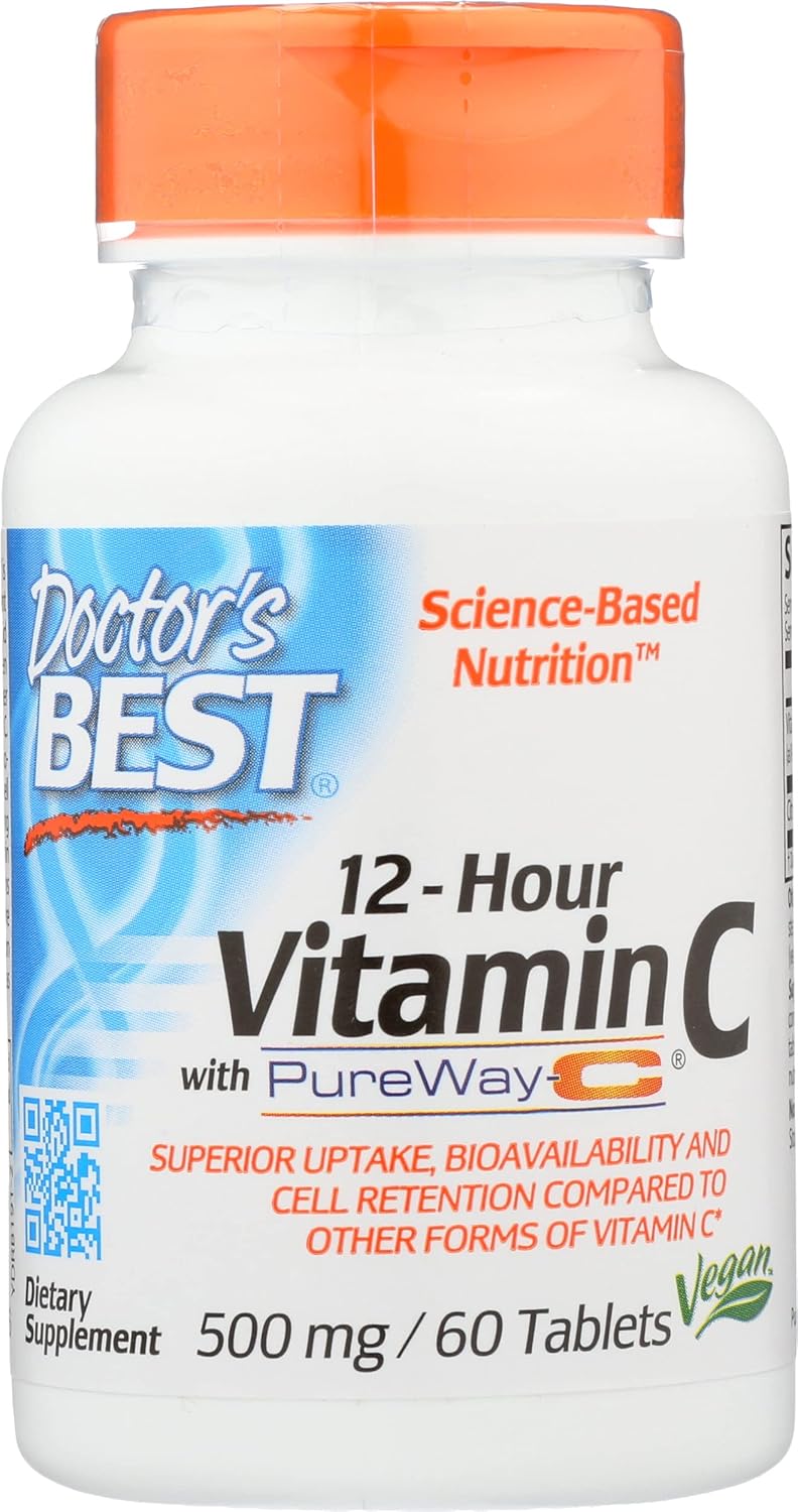 Amazon.com: Doctors Best Sustained Release Vitamin C with Pureway C ...