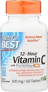 Amazon.com: Doctors Best Sustained Release Vitamin C with Pureway C, Non-GMO, Vegan, 60 Tablet ...