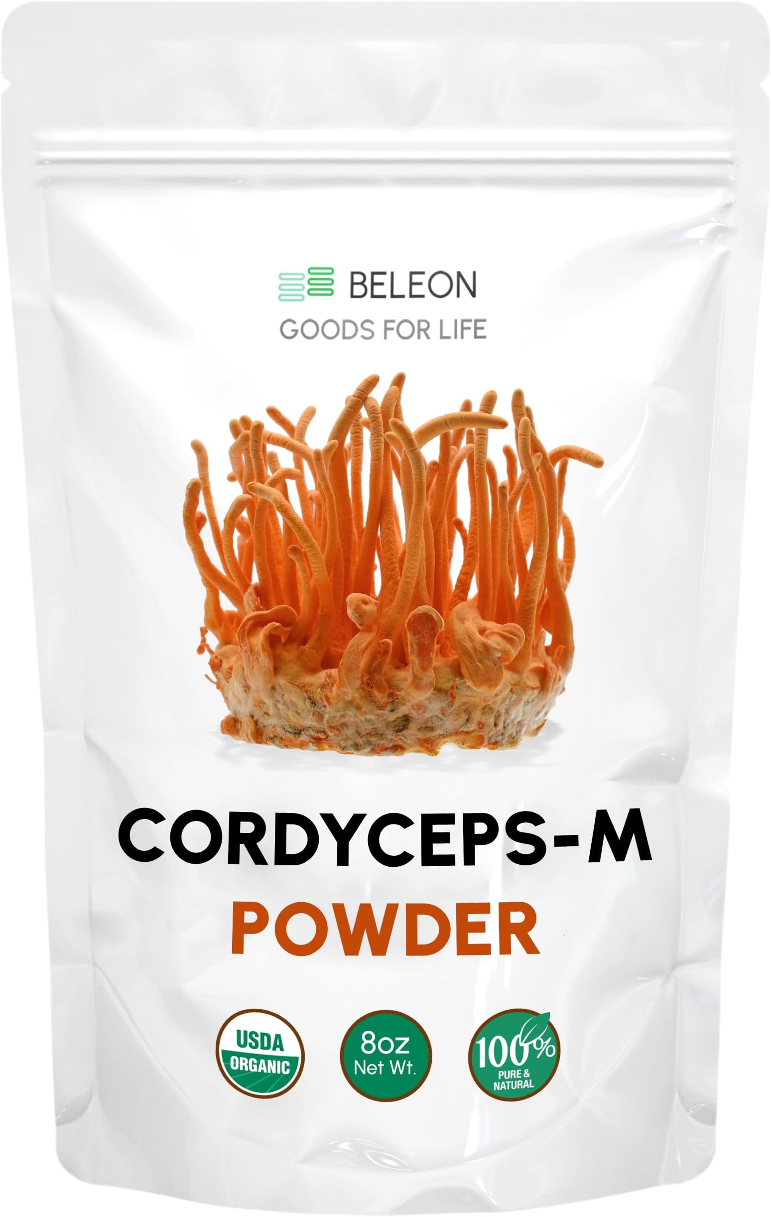 Amazon.com: Real Mushrooms Cordyceps Powder - Performance Mushroom ...
