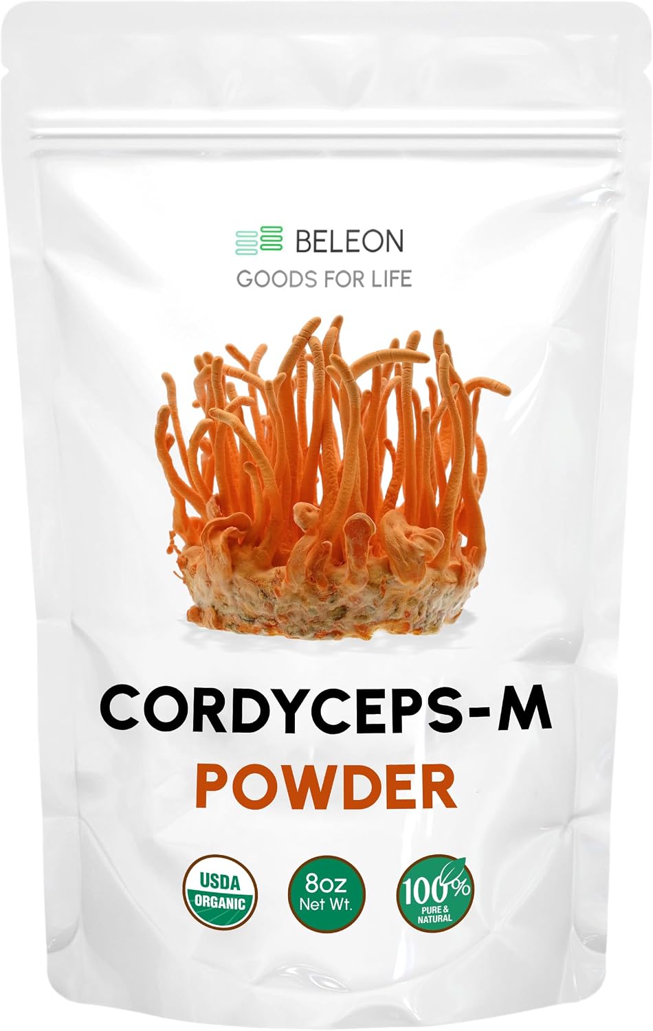 Amazon.com: Organic Cordyceps Powder 8 oz - Cordyceps Militaris Pure ...