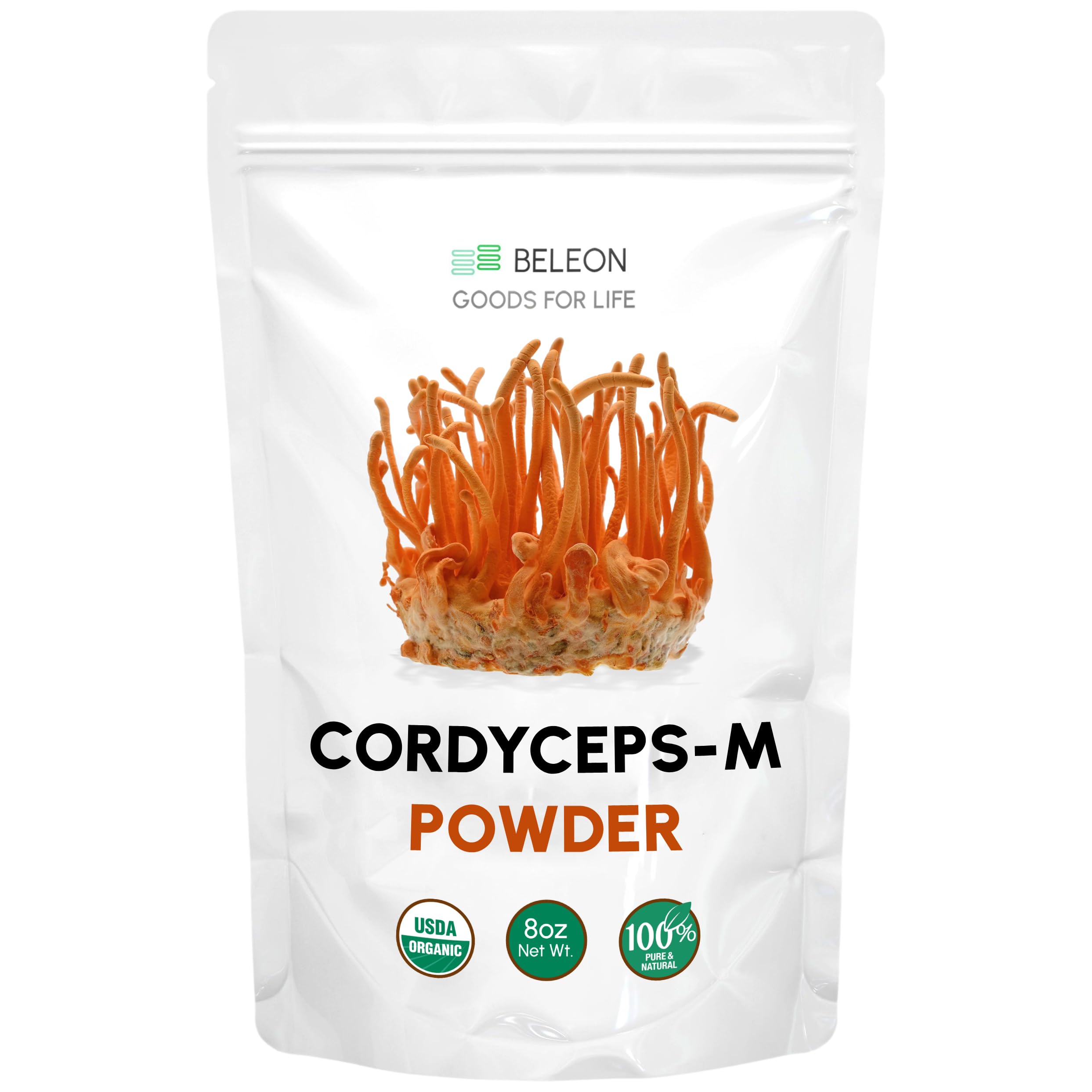 Amazon.com: Organic Cordyceps Powder 8 oz - Cordyceps Militaris Pure ...