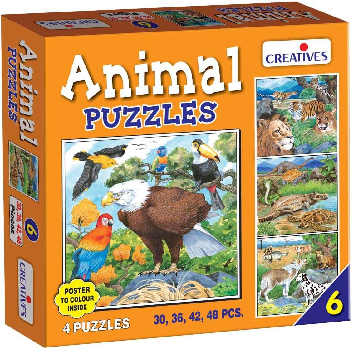 Creative’s Animal Puzzles Part – 6 | Skill Development Jigsaw Puzzles ...