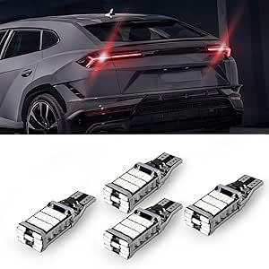 Amazon.com: Tecledsn 4PCS Reverse Light Bulb, LED Car Bulbs, T15 4014 ...
