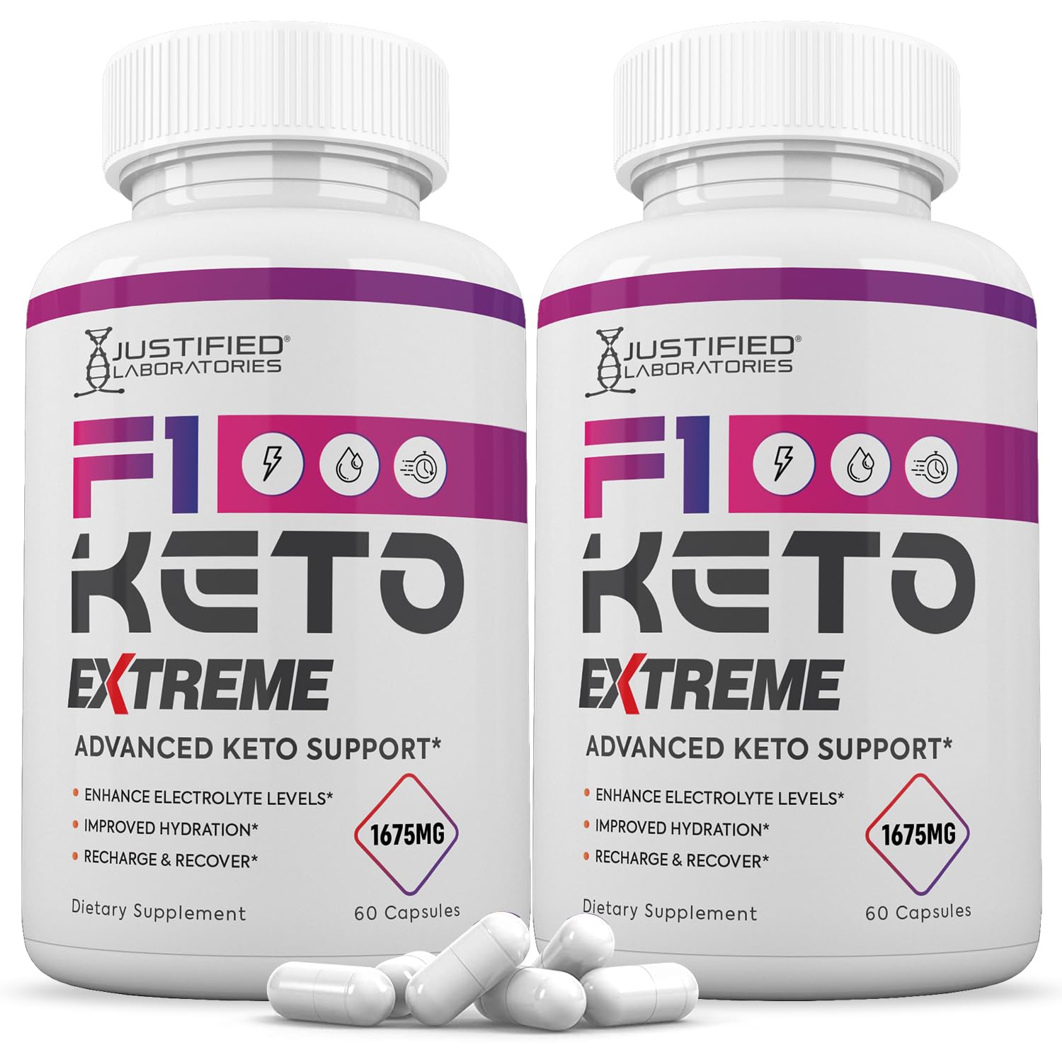 Amazon.com: (2 Pack) F1 Extreme Pills 1675MG New & Improved Formula ...