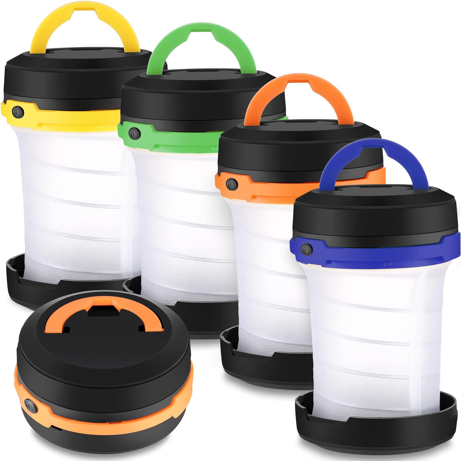 Amazon.com: Retisee 4 Pcs Collapsible LED Camping Lantern Battery LED ...