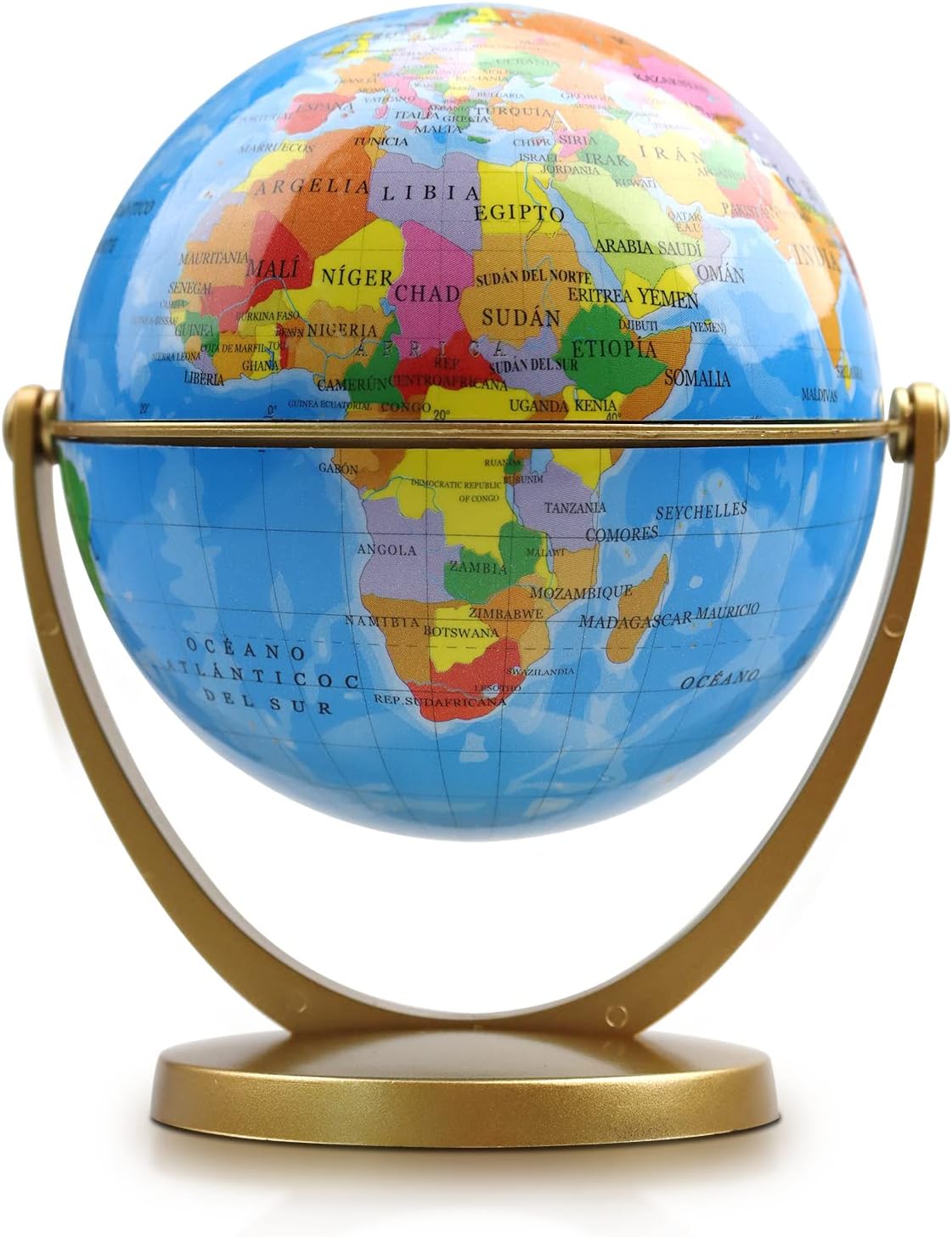 Globo Terraqueo Vintage, Mini Globo Terráqueo para Niños de Edición en ...