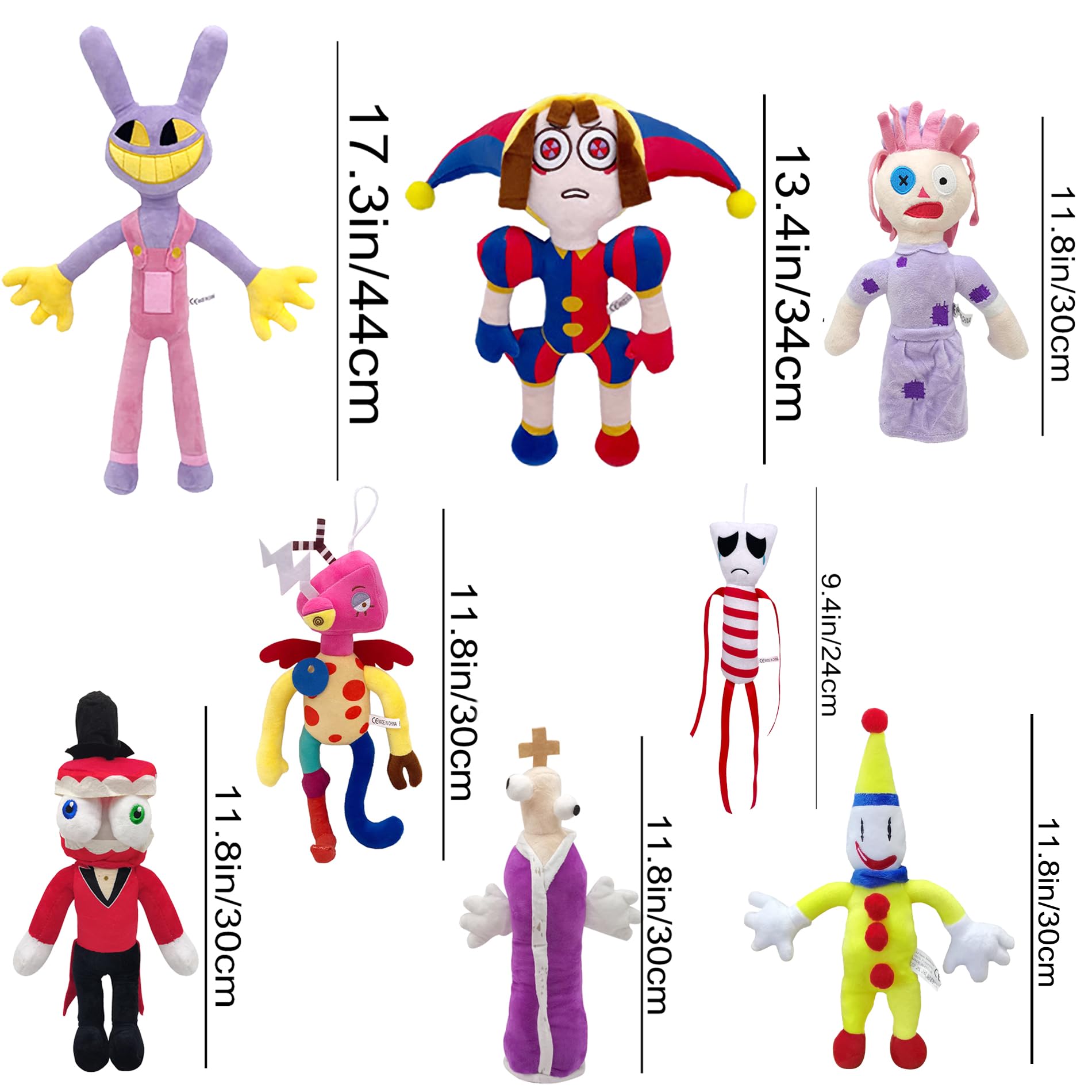 The Amazing Digital Circus Plush Toy,8pcs Anime The Amazing Digital ...