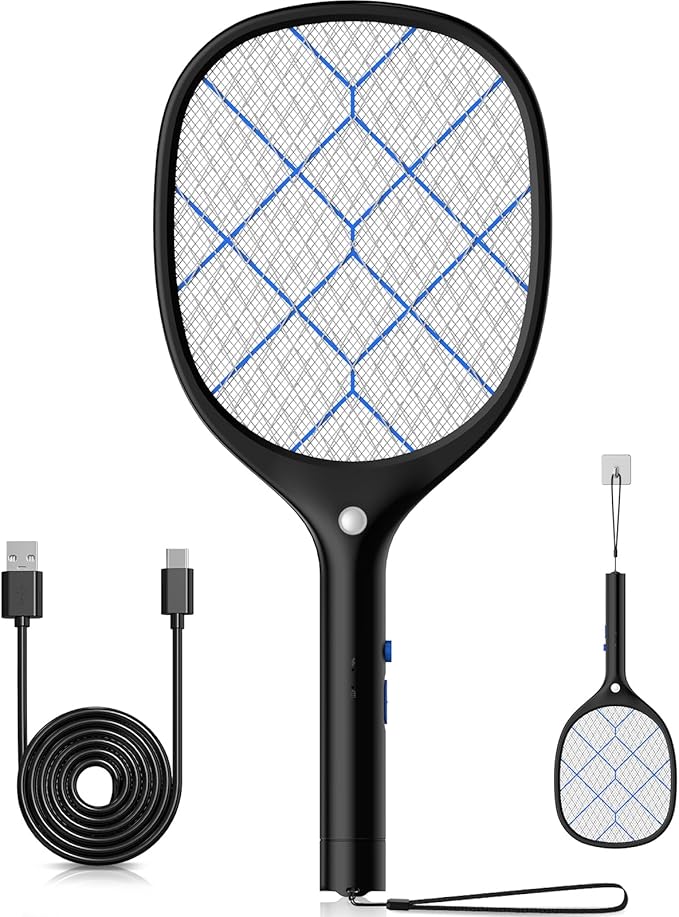 Amazon.com : YISSVIC Electric Fly Swatter Bug Zapper Racket ...