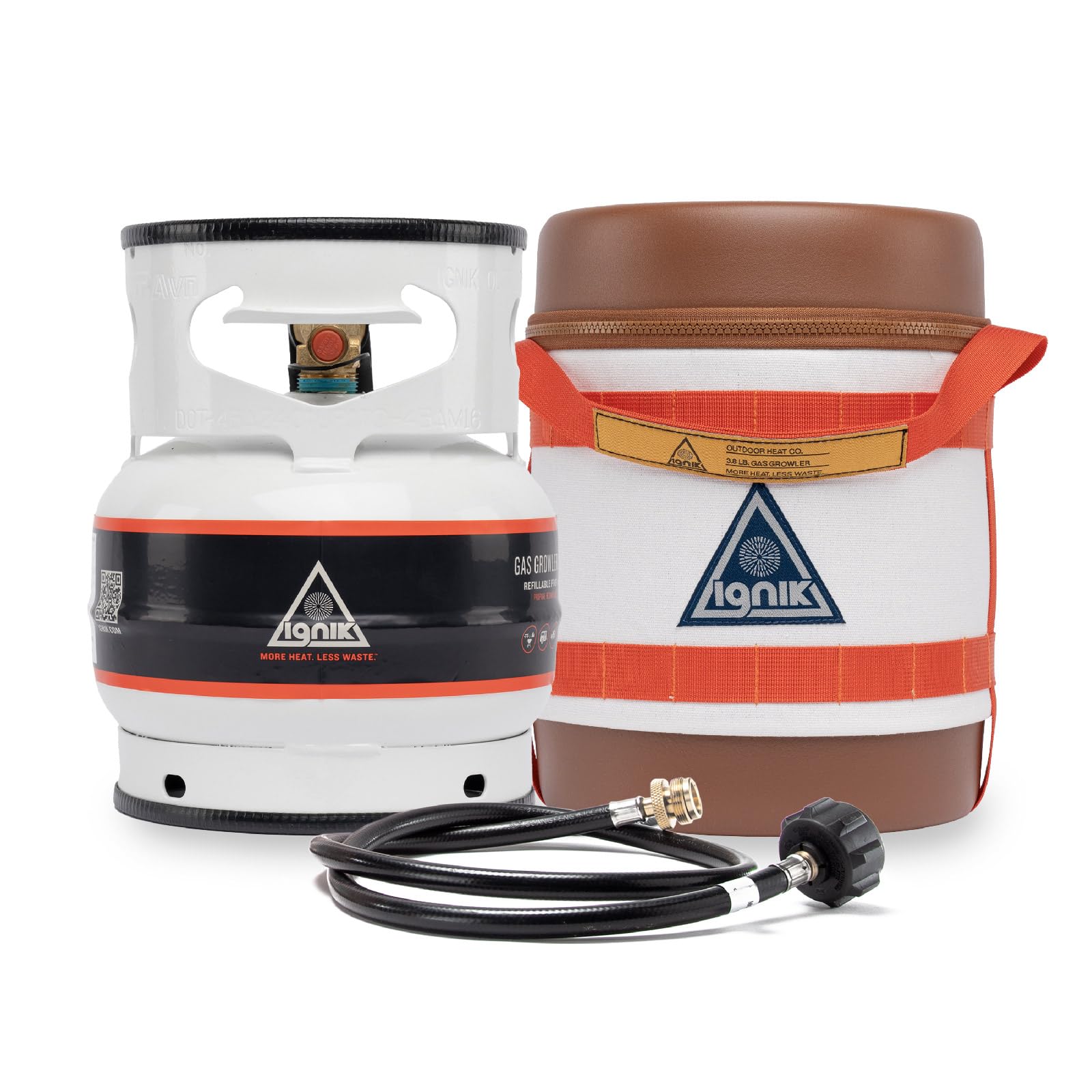 Snapklik.com : Ignik Refillable Gas Growler Deluxe 3.8-Pound Propane Tank