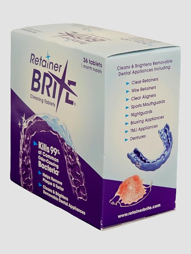 Retainer Brite Cleaning Tablets - 36 : Amazon.co.uk: Health & Personal Care