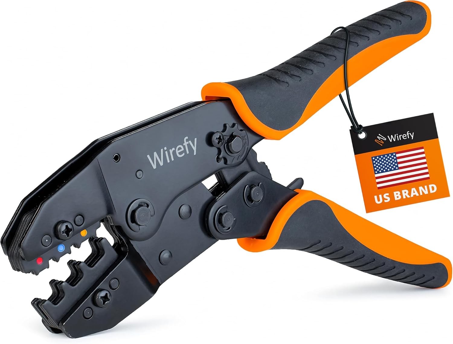 Wirefy Crimping Tool For Insulated Electrical Connectors - Ratcheting ...