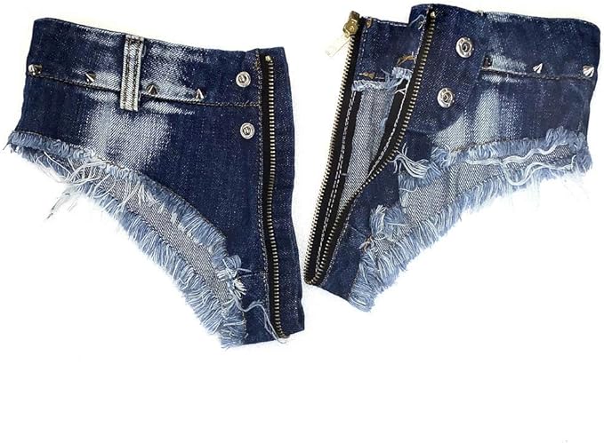 Amazon.co.jp: Black Omen os073 Women's Shorts, Split Crotch, Open ...