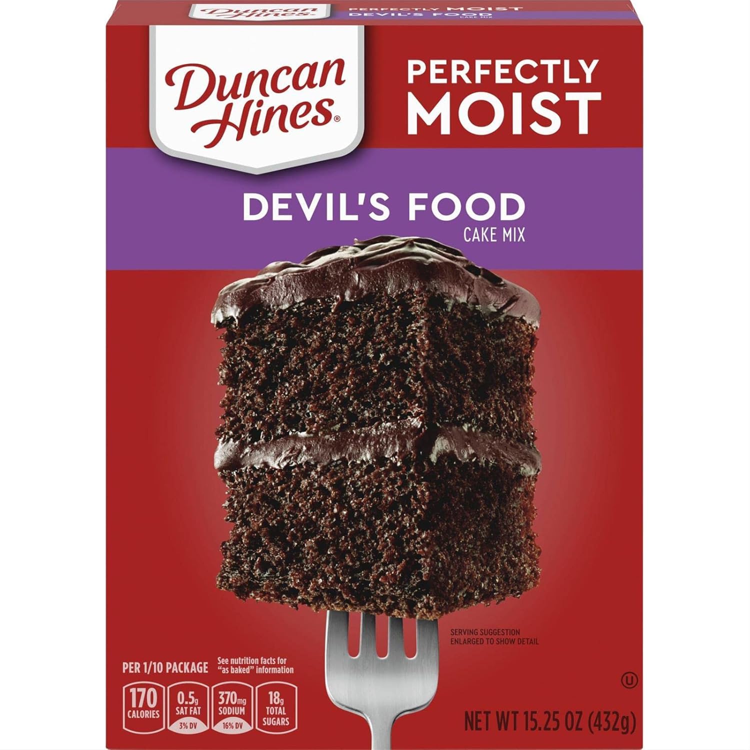 Amazon.com : Duncan Hines Classic Cake Mix, Devils Food, 15.25 oz ...